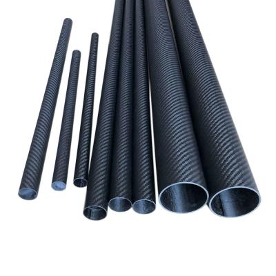 China Custom Size Carbon Fiber Tube, Lightweight & High-Strength Black Carbon Fiber Tube for sale