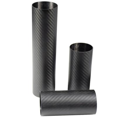 China High Strength 100% 3K Carbon Fiber Tubes 28/32/50mm Durable Industrial Use for sale