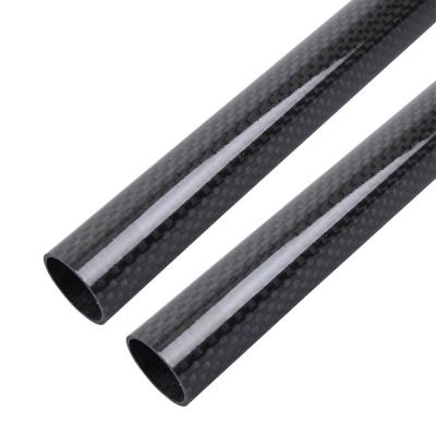 China High-Performance Carbon Fiber Tube: 3K Glossy Surface Carbon Fiber Tube Length 1000mm for sale