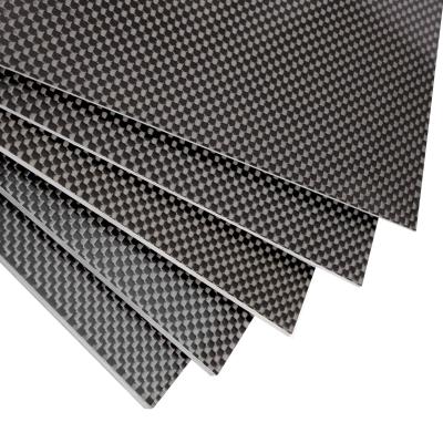 China 300X400MM 100% 3K Carbon Fiber Plate with 0.5-4MM Thickness for Industrial and Drone Use for sale