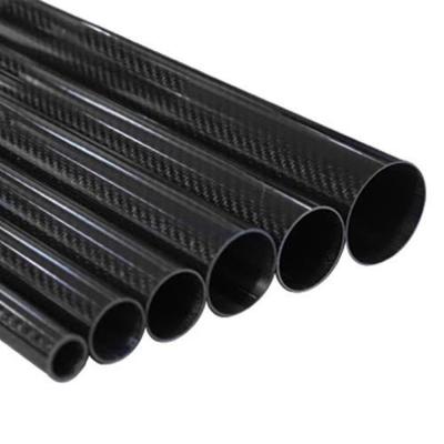 China 10mm x 8mm x 10000mm Carbon Fiber Tube with 1mm Wall Thickness and ±0.1mm Tolerance for sale