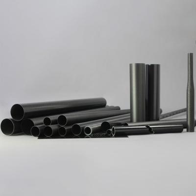 China Lightweight, Durable, Customizable & High Precision 3K Carbon Fiber Tube for sale