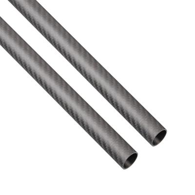 China 3K Matte Plain, Matte Twill, Glossy Plain, Glossy Twill RC Model Carbon Fiber Tube for sale