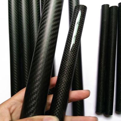 China 3K Matte Plain, Matte Twill, Glossy Plain, Glossy Twill RC Model Carbon Fiber Tube for sale
