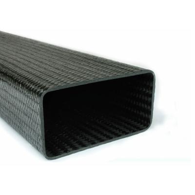 China High Performance 3K Rectangular Carbon Fiber Tube Durable and Precision Made for sale