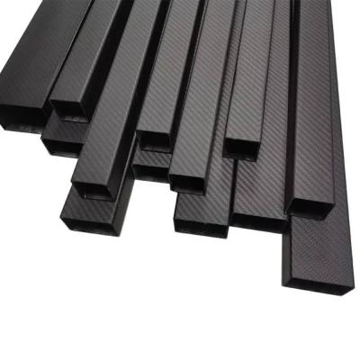 China High Performance 3K Rectangular Carbon Fiber Tube Durable and Precision Made for sale