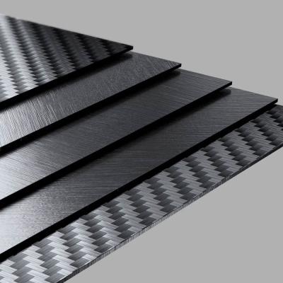 China 1-5MM Thickness 300X400MM 100% Carbon Fiber Sheet Laminate Matte Carbon Fiber Plate for sale