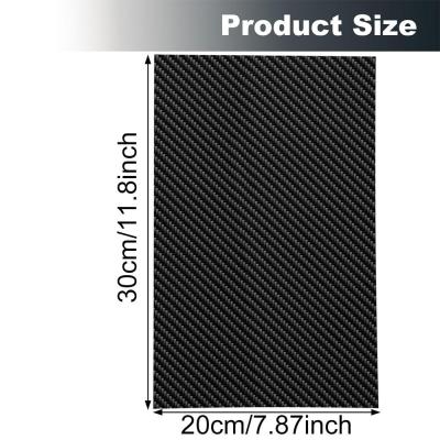 China Flexible Durable 200MM*300MM Carbon Fiber Sheet, Twill-Glossy/Matte Surface for sale