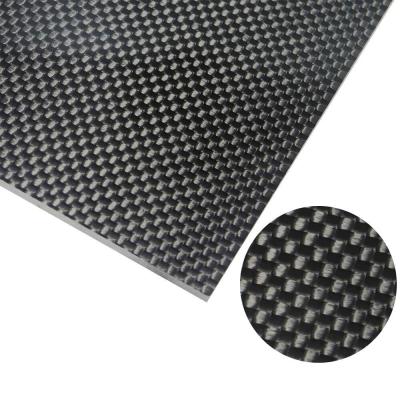 China 2x2 Twill Weave 100% Ultra-Strong Carbon Fiber Sheet - UV-Protected Gloss Finish for sale