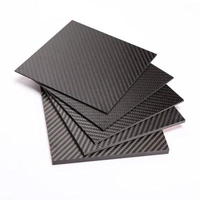 China 2x2 Twill Weave 100% Ultra-Strong Carbon Fiber Sheet - UV-Protected Gloss Finish for sale