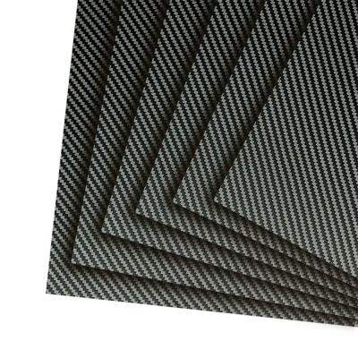 China 2x2 Twill Weave 100% Ultra-Strong Carbon Fiber Sheet - UV-Protected Gloss Finish for sale