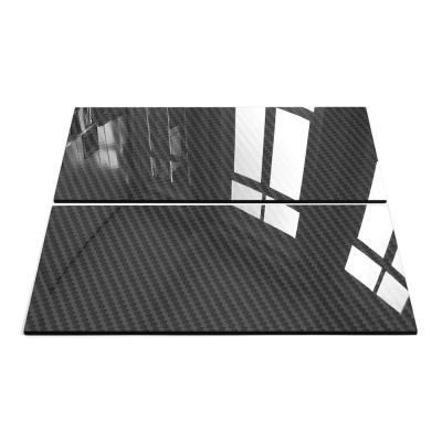 China 3K Plain Matte High Modulus Carbon Fiber Sheet 500X500X10mm with Shiny and Clear Appearance for sale