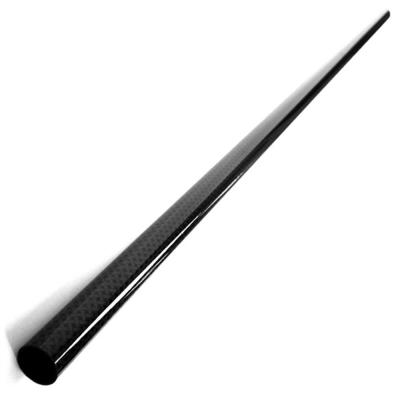 China 100MM OD x 96MM ID 500MM Long 3K Twill Matte Carbon Fiber Tube Roll Wrapped Carbon Pipe for sale