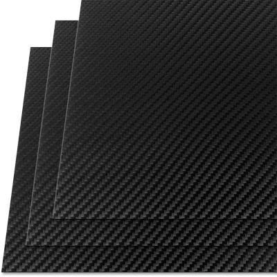 中国 習慣300x200mm 3K明白なカーボン繊維の版軽量SGS 販売のため