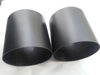 Cina Metropolitana della fibra del carbonio del grande diametro 120mm 150mm con tessuto 3K in vendita