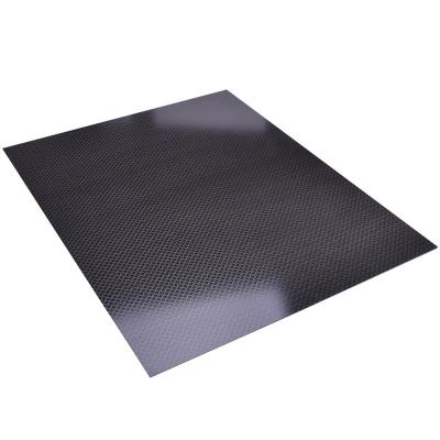 China Glossy Carbon Fiber Plate 3mmx200mmx300mm 3K Twill Mirror Finish for sale