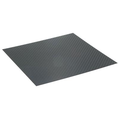 China Twill Glossy 1mm Carbon Fiber Sheet Lightweight Material 100x100 Cm for sale
