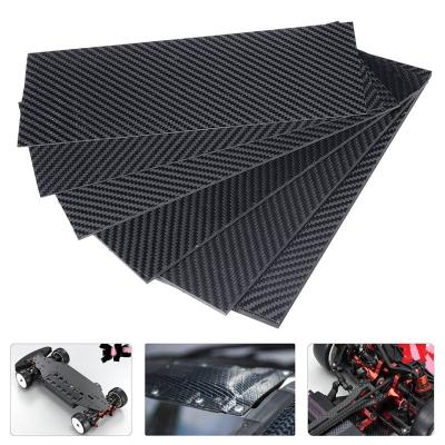 China 0.3mm Flexible Carbon Fiber Board UV Resistant High Gloss Plain for sale