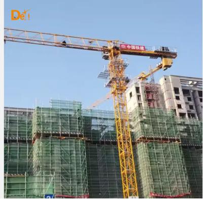 Cina Gru a torre Zoomlion usata, colore giallo, capacità di sollevamento 10 / 12 / 16 / 20 / 25 tonnellate in vendita