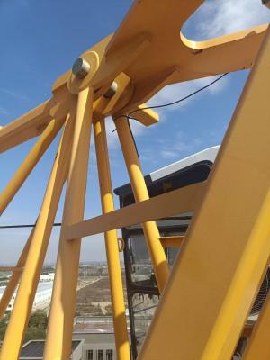 Cina Gru a torre Zoomlion usata, colore giallo, capacità di sollevamento 10 / 12 / 16 / 20 / 25 tonnellate in vendita