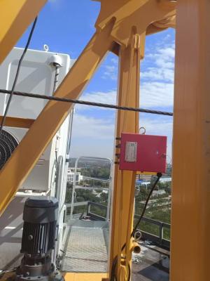 Cina Gru a torre Zoomlion usata, colore giallo, capacità di sollevamento 10 / 12 / 16 / 20 / 25 tonnellate in vendita