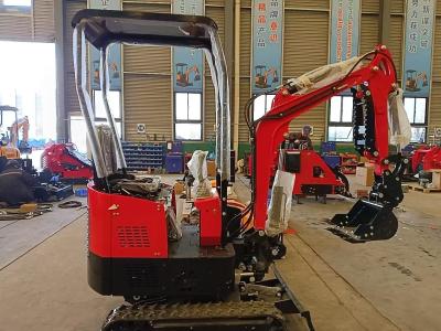 China 8.2KW One Ton Small Mini Excavator Crawler Digger For Home And Farm Use for sale
