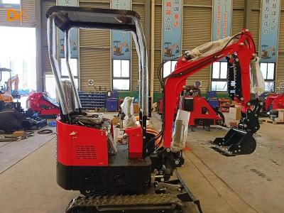 China 8.2KW One Ton Small Mini Excavator Crawler Digger For Home And Farm Use for sale