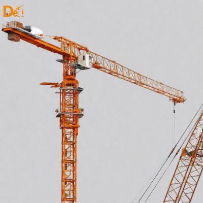 China Used ZOOMLION Tower Crane 6013-8 Flat Top Type 60m Length jib tower crane for sale