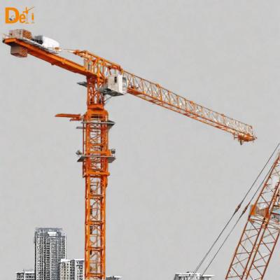 China Used Zoomlion Tower Crane 6015-8 Old Flat Top High Rise Building Cranes for sale