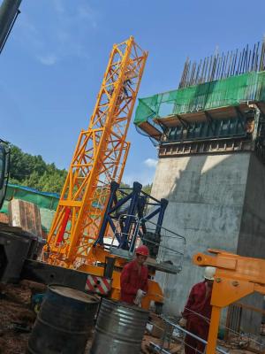 Cina 5610-6 XCMG usata gru torre di seconda mano gru torre topless 6t Capacità 22kw in vendita