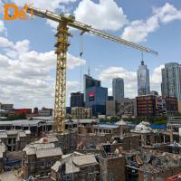 Quality Used XCMG 6515-10 Tower Crane Flat Top 10 Ton Crane For Building Construction for sale
