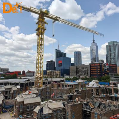 China XCMG 6515-10 gru torre usata gru piatta di 10 tonnellate per la costruzione di edifici for sale