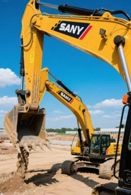China Yellow Used SANY SY75c Excavator Mini Digging Machine For Construction Sites for sale
