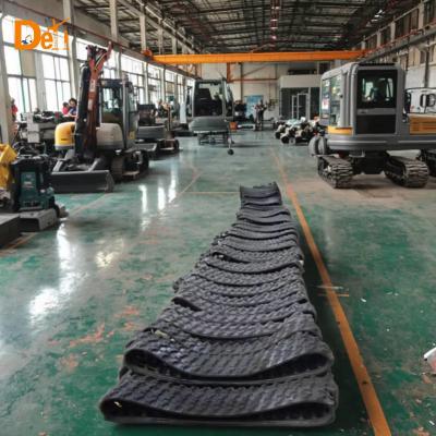 China Lightweight Mini Excavator Rubber Track 0.8Ton-1.5Ton Small Excavator Attachment for sale