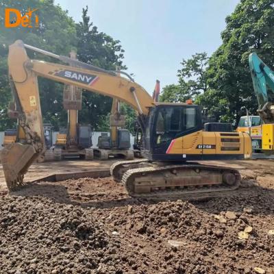 China 22 Ton Used Hydraulic Crawler Excavator SANY 215H Pro Secondhand Construction Machinery for sale