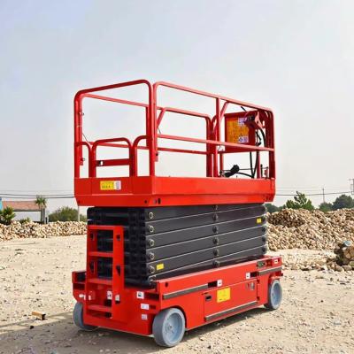 Cina Piattaforma elevatrice idraulica mobile usata 8m-16m piattaforma elevatrice a forbice portatile 3,3 KW in vendita