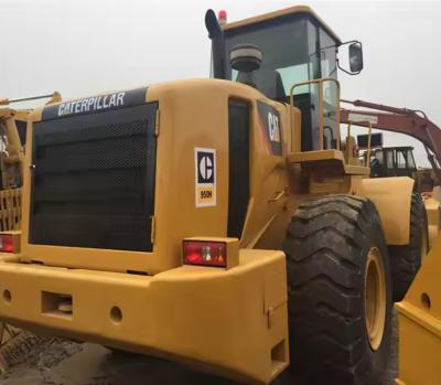 Cina Pala Gommata Usata Cat950h Anteriore di Seconda Mano Gialla per Ingegneria, Colore Giallo, per Costruzione Stradale in vendita