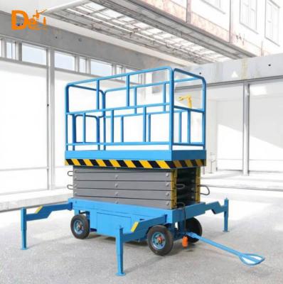 China Elevatore elettrico a forbice idraulico per scaffe automatiche per edifici for sale