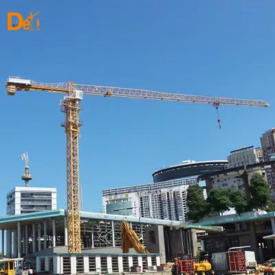 China Segunda mão XCMG Crane da torre de cabeça plana 6013 Utilizou o guindaste da torre amarela à venda