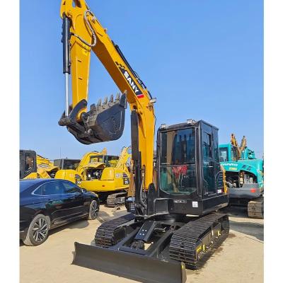 China High-Efficiency Sany Sy60 6 Ton Crawler Excavator Second Hand Machinery Excavator with Loader Attachment China Made Construction Equipment for sale