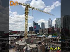 Used City Lifting Tower Cranes 6 Tons XCMG 6012 Flat Head Tower Crane For Construction