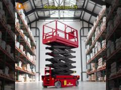 3.3KW ascensore portatile a forbice 8m piattaforma mobile di sollevamento aereo per costruzioni