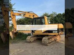 High Efficiency Caterpillar Cat312D 12ton Second Hand Crawler Caterpillar