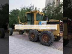 Used Caterpillar 160h Motor Grader Machine Japan Made Front Loader with Skid Steer Drive
