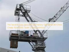 The Second Used 5610 6t China Factory Qtp Series 80 China Cheap Price Static Tower Crane Zoomlion