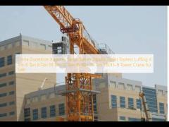 China Zoomlion Xugong Sanyi Dahan Topsky Topkit Topless Luffing 4 Ton 6 Ton 8 Ton 10 Ton 12 Ton 16 Ton 20 Ton T6013-8 Tower Crane for Sale