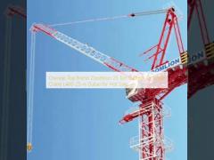 Chinese Top Brand Zoomlion 25 Ton Luffing-Jib Tower Crane L400-25 in Dubai for Hot Sale