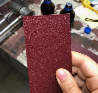 Cina RAL3005 0,50*1250 PPGI HDP Z275 30 anni Matt Tessuto Sherwin Williams Verniciato Acciaio Galvanizzato Tetto ondulato in vendita