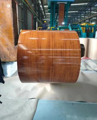 Cina Legno PCM PVDF bobina di alluminio 3003H24 bobina a colori Printech 50 anni di garanzia bobina rivestita a colori Printech in vendita