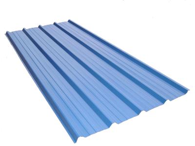 China Hot Rolled PPGI Corrugated Steel Sheet 0.6mm 980mm Polyester Coating for sale